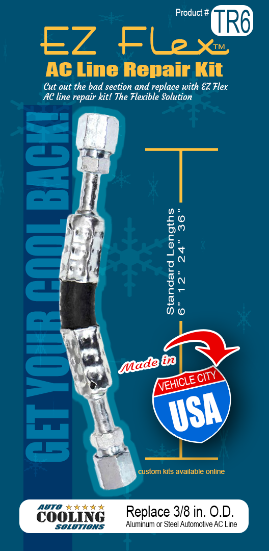 AC Line Repair Kit 3/8" O.D. | Universal Compatibility – Auto Cooling ...