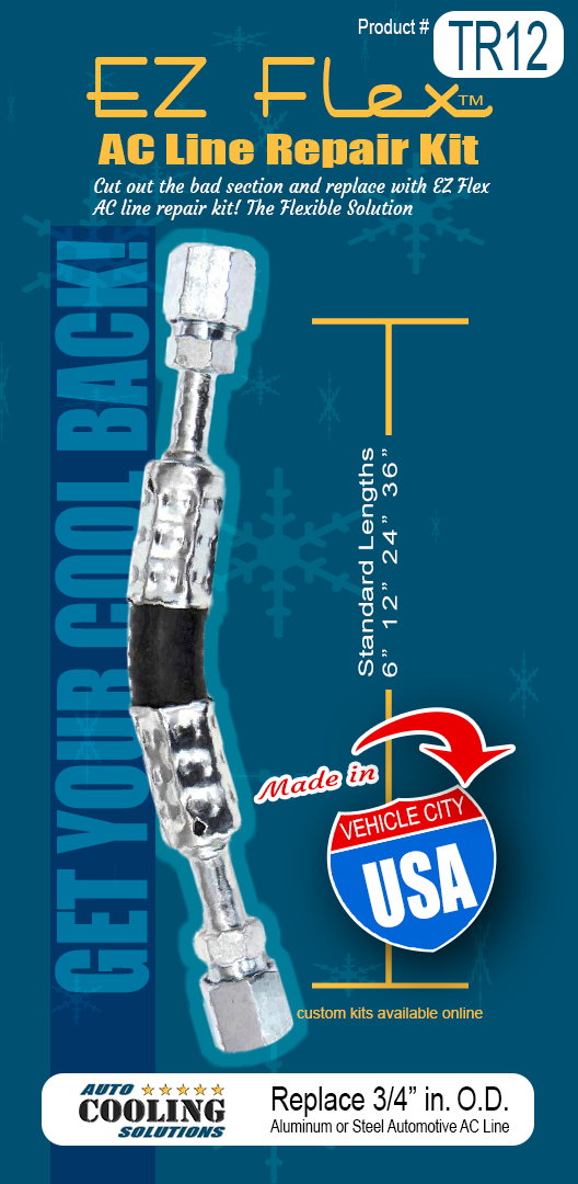 AC Line Repair Kit 3/4" O.D. | Universal Vehicle Compatibility – Auto ...